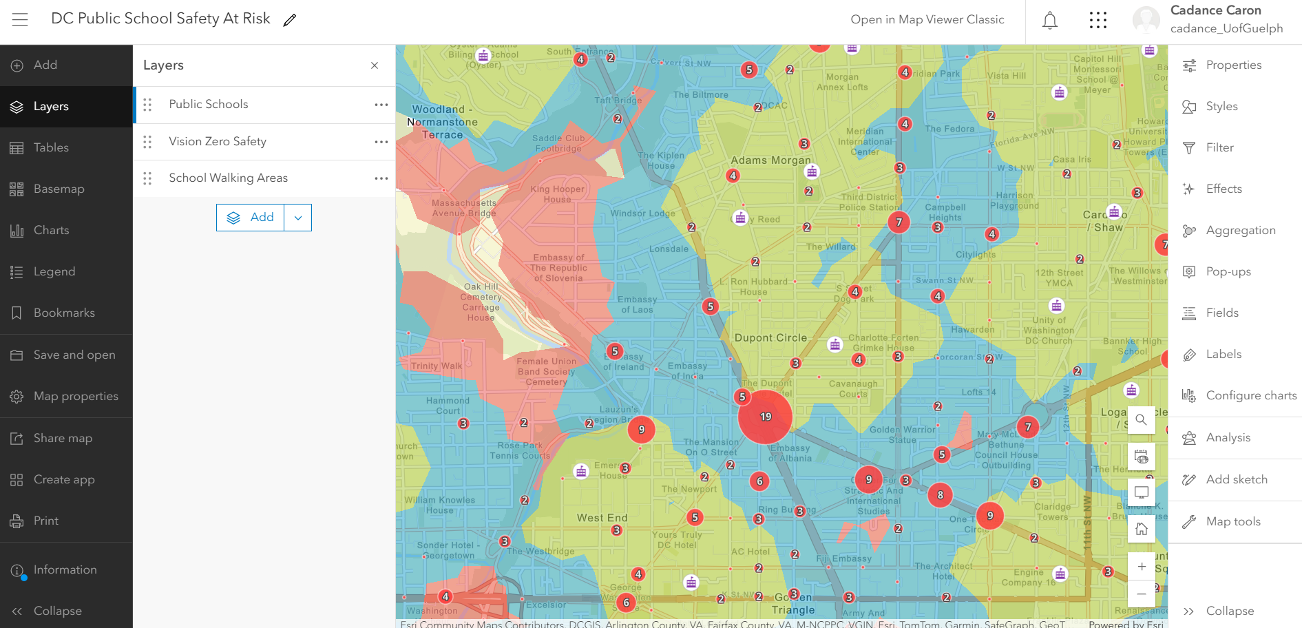 GIS Chapter 1: DC Public School Map | Spatialnode